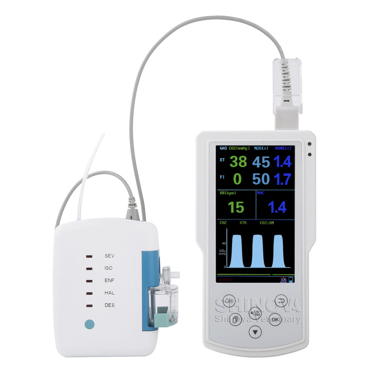 Anesthesia Multigas Analyzer Shinova Vet|Veterinary Ultrasound ...